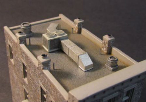 N Scale Roof Top AC Kit for Model Railroad buildings by Century Foundry ...