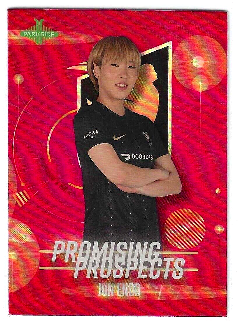 2022 NWSL SOCCER " HOT" #22 JUN ENDO PROMISING PROSPECTS RED TARGET ...