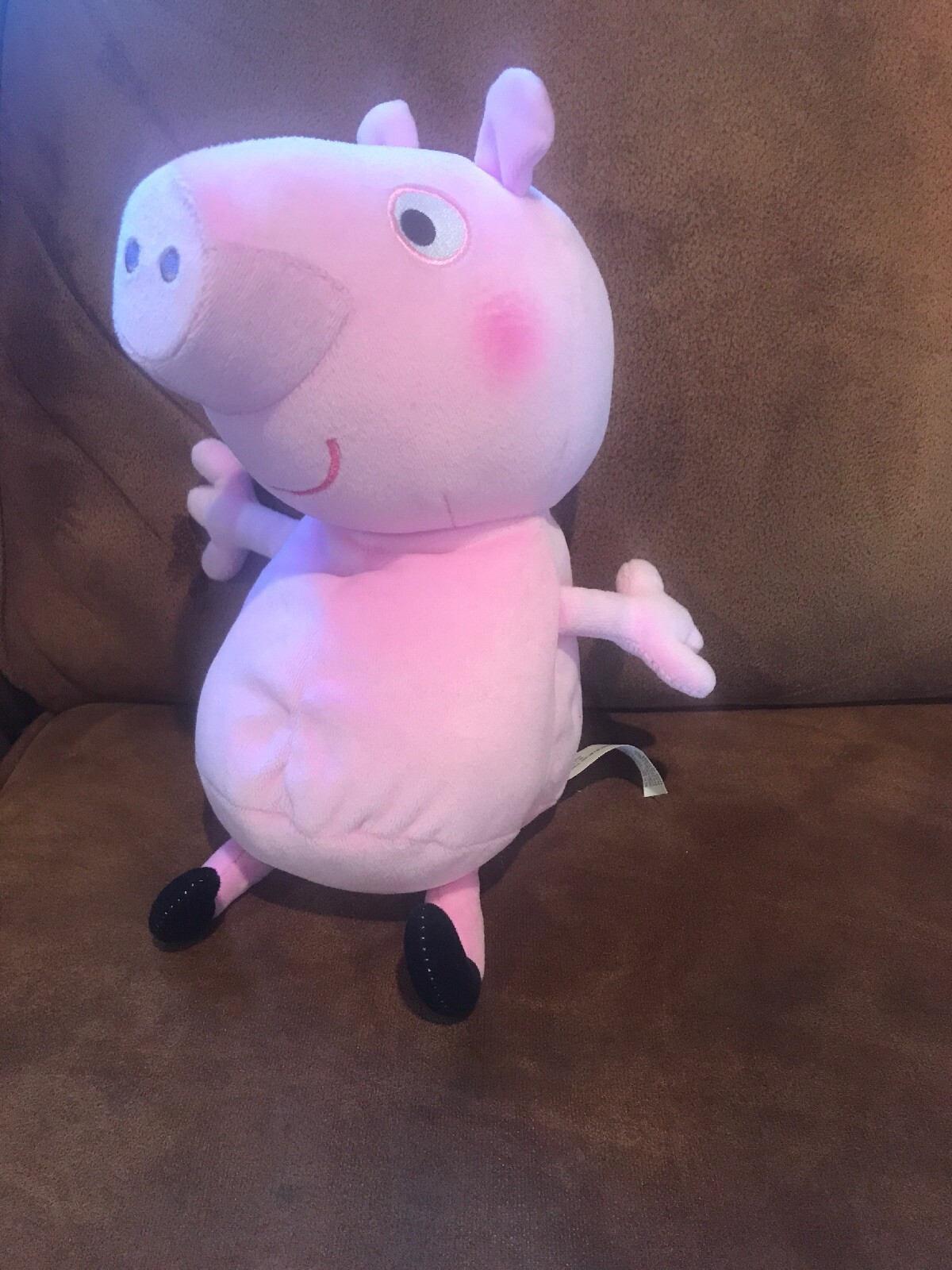 HUG N OINK Fisher Price 12" PEPPA PIG plush TALKING DOLL Stuffed Toy ...