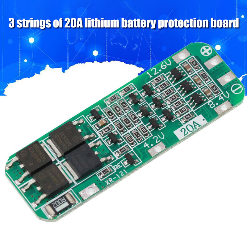12V 12.6V 18650 Li-ion Lithium Battery Charger PCB BMS Protection Board ...