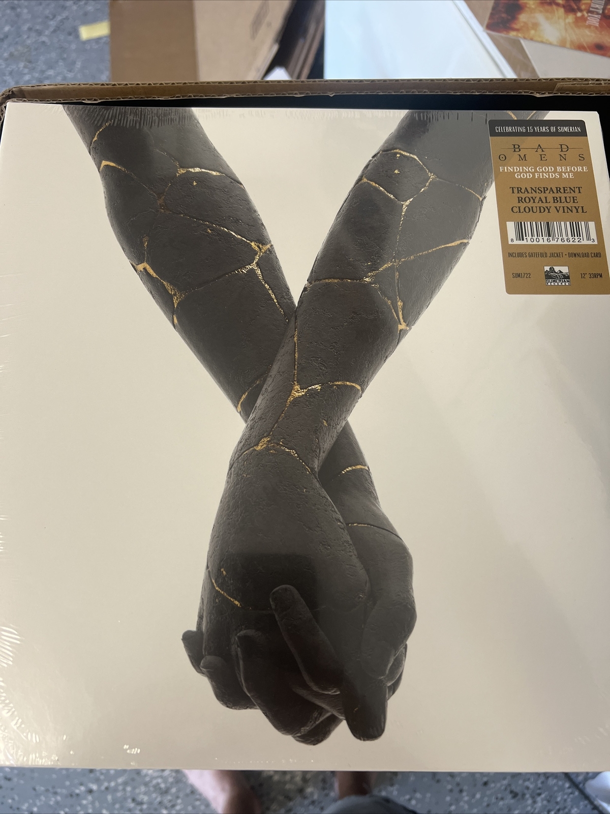 BAD OMENS Finding God Before God Finds Me 1xLP Royal Blue Cloud Vinyl ...