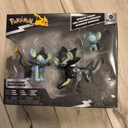 Pokémon Shinx, Luxio, Luxray Evolution Action Figure Set - Multi Pack ...