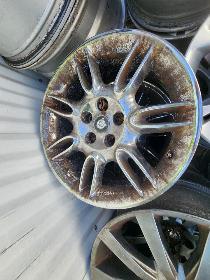 1997 98 99 00 01 02 03 04 2006 JAGUAR XK8 XJ8 XJR SET 4PC 18" CHROME ...