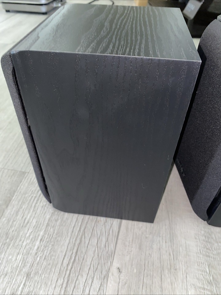 LOT OF 2 SONY SS-B1000 8 Ohms 120W Black Bookshelf Speakers FREE ...