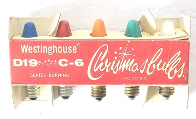 VTG NOS D19 C6 Westinghouse Replacement Bulbs Multi Color 1 Pack 5 ...