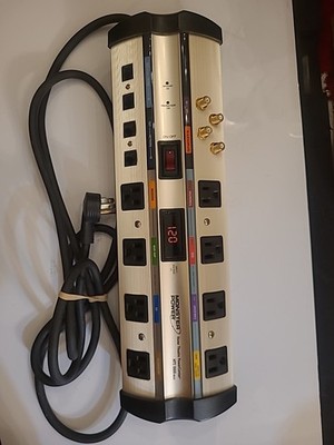 Monster Power Home Theater Power Center HTS1000 MKIII Surge Protector 8 ...