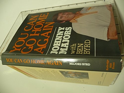 YOU CAN GO HOME AGAIN By Johnny Majors - Hardcover **Mint Condition ...