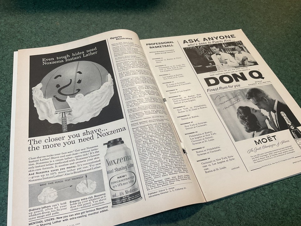 Vtg. Sports Illustrated December 19, 1960 Eagles Vs. The West Issue | eBay