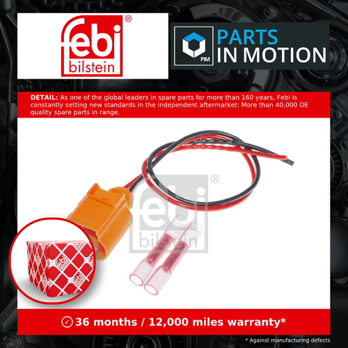 Plug 199494 Febi 8K0973702C 8K0973702CS1 8K0973702G 8K0973702GS1 ...