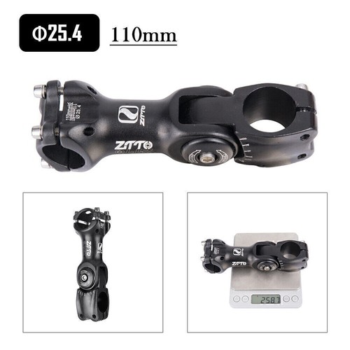 ZTTO Adjustable Stem MTB Road Bike Bicycle Handlebar Stem 60° 31.8* 90 ...
