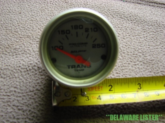 Racing Auto Meter Ultra Lite Pro Comp Electric Trans Temp Gauge 100-250 ...