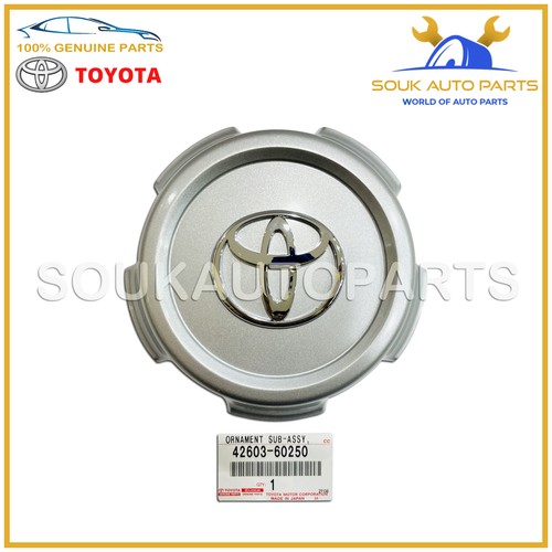 42603-60250 Genuine Toyota ORNAMENT SUB-ASSY, WHEEL HUB 4260360250 OEM ...