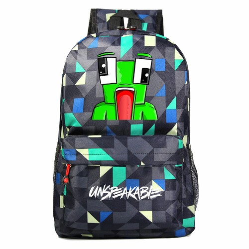 Unspeakable UnspeakableGaming Backpack School Bag Kids AU Shop | eBay ...
