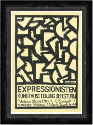 Expressionismus Ausstellung Der Sturm Rudolph Bauer Kunstdruck Faks ...