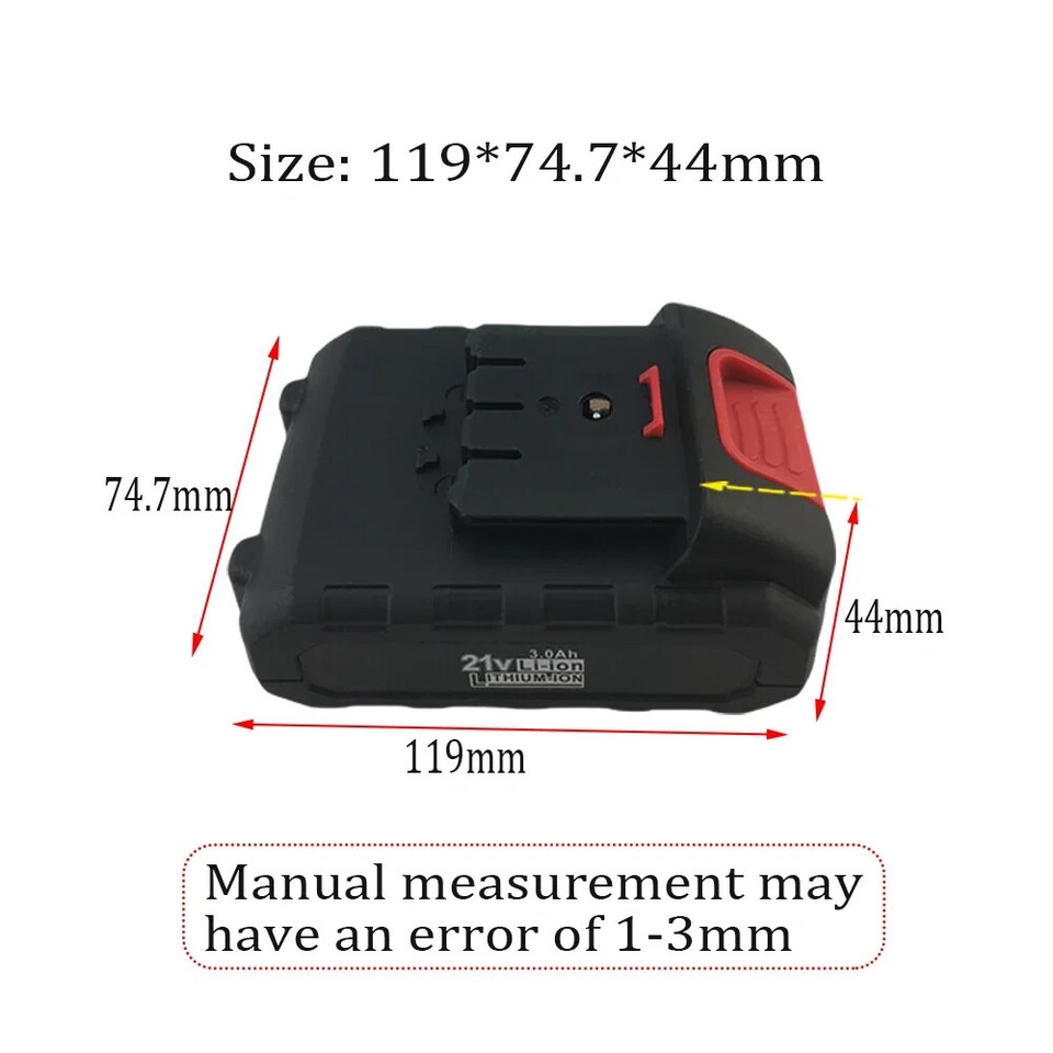 Mini Chain Saw Battery 21V Rechargeable Quanyou Battery for Mini Chain ...