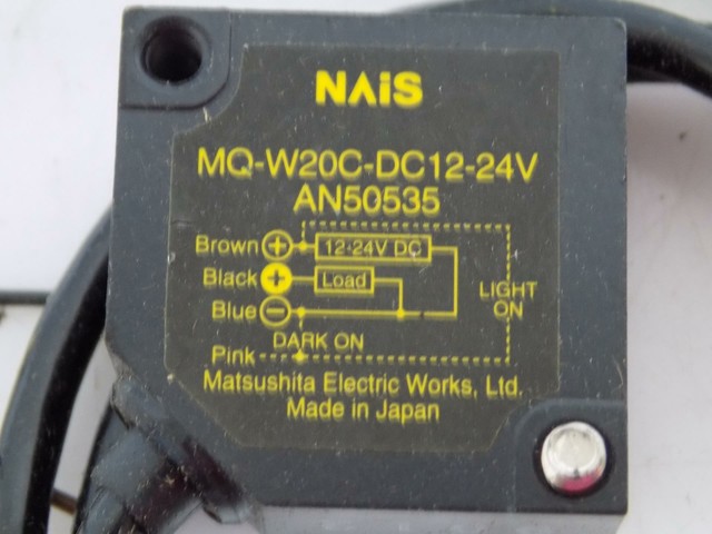 NAIS Mq-w20c-dc12-24v An50535 Photoelectric Sensor for sale online | eBay
