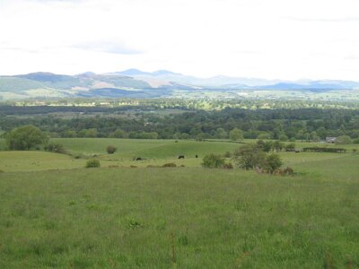 Photo 6x4 Grassland, Wester Blairgorts Buchlyvie Gently sloping ground ...