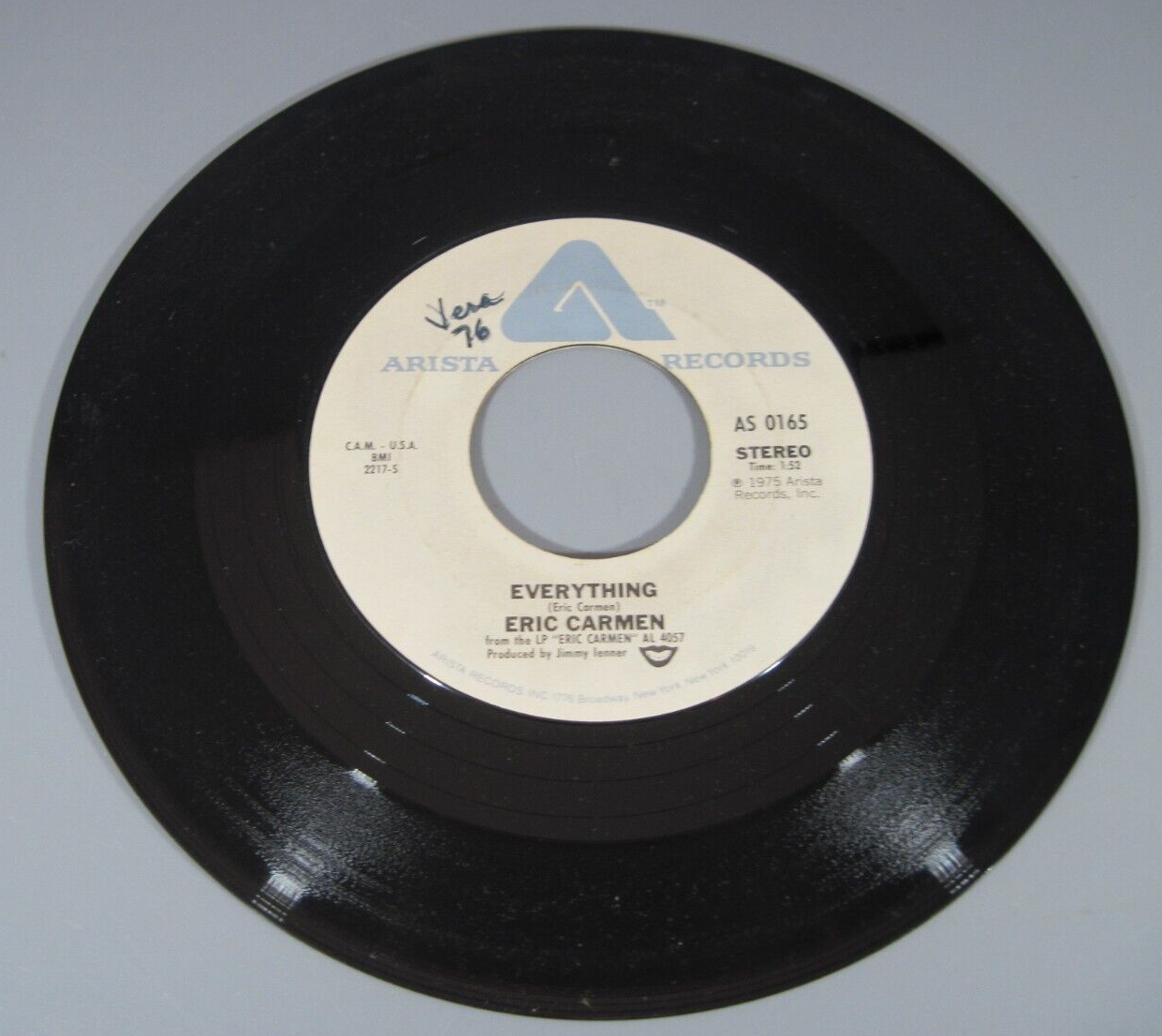Eric Carmen - All By Myself & Everything - Arista 45 RPM 1975 | eBay