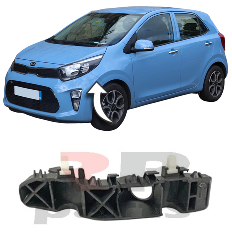 FOR KIA PICANTO 17-21 NEW FRONT BUMPER SIDE BRACKET HOLDER LEFT N/S ...