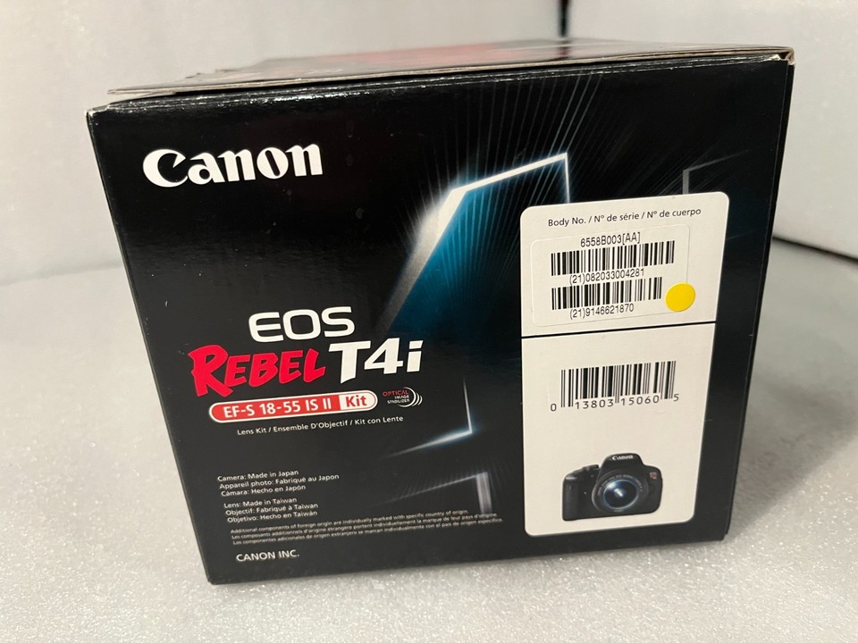 Empty Box for Canon EOS Rebel T4i Digital Camera | eBay