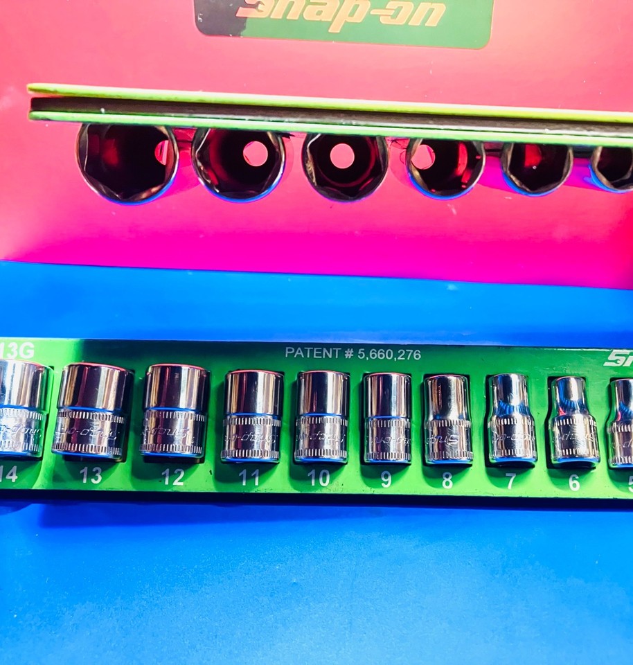 Snap-On 26pc 1/4" Drive METRIC 6-Point Shallow/Deep Set W/Retro ...