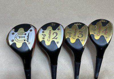 PowerBilt Citation Persimmon Wood RH Drivers 1, 2, 3, 4 Reg Flex | eBay