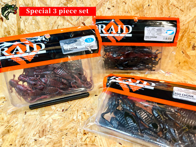 Raid Japan [Special 3 piece set] Egu Chunk 3.5inch (6pcs) bass fishing ...