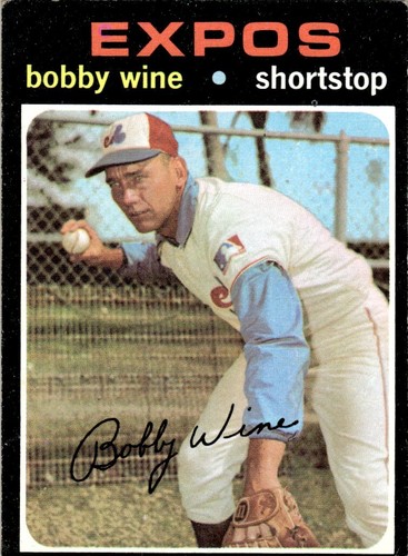 1971 Topps Baseball Bobby Wine Montreal Expos #171 EX | eBay