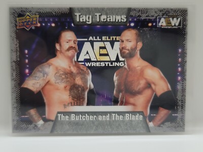 2022 Upper Deck AEW #89 TAG TEAMS THE BUTCHER and THE BLADE Wrestling ...