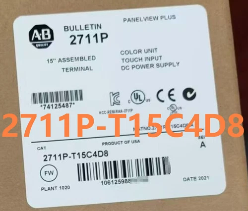 New Allen Bradley 2711P-T15C4D8 PanelView Plus 6 1500 Touch Color 15 ...