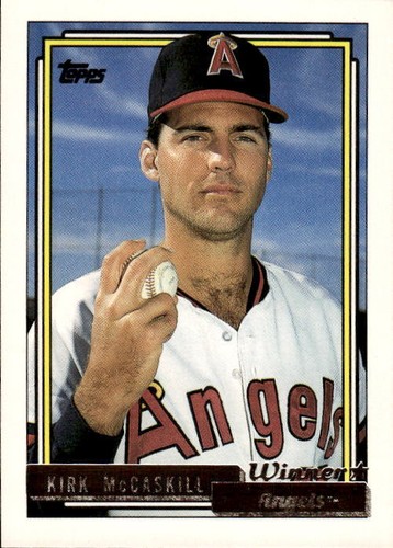 1992 Topps - Kirk McCaskill #301 Gold Winner for sale online | eBay