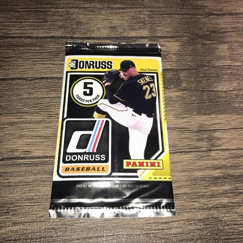(1) 24 Panini Donruss Baseball Pack-5 Cards-Factory Sealed--- | eBay