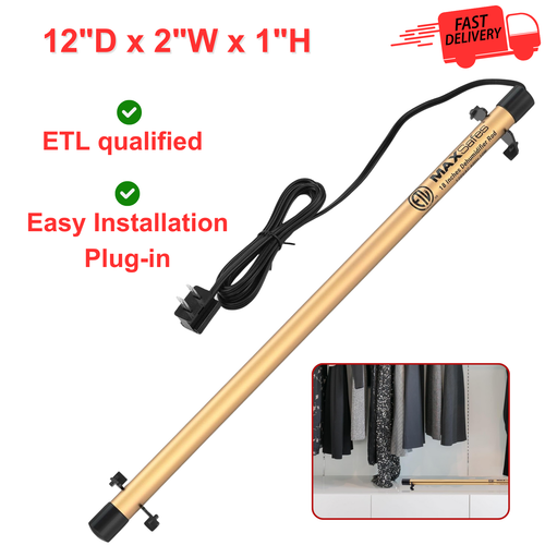 MAXSafes Gun Safe Dehumidifier Rod Dry Golden Rod Easy Installation ...