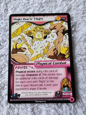 DBZ Dragon Ball Z Majin Buu's Flight 137 CCG Limited Buu Saga MP | eBay