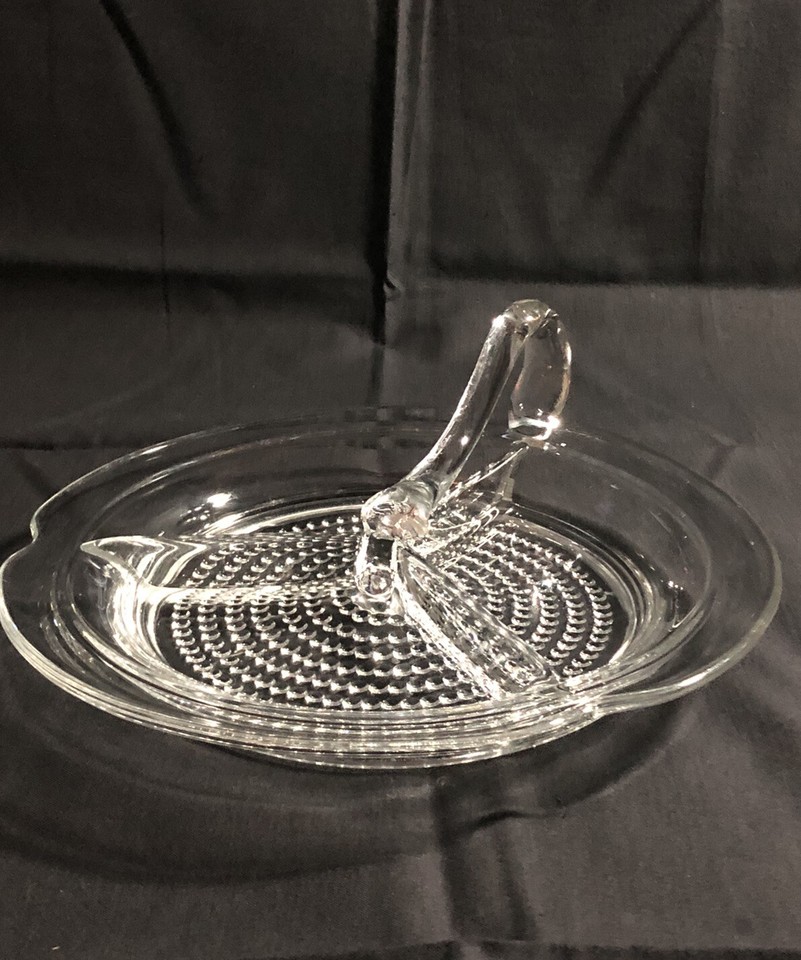 Duncan & Miller Tear Drop Divided 3 Part Crystal Relish Dish 8 1/4 ...