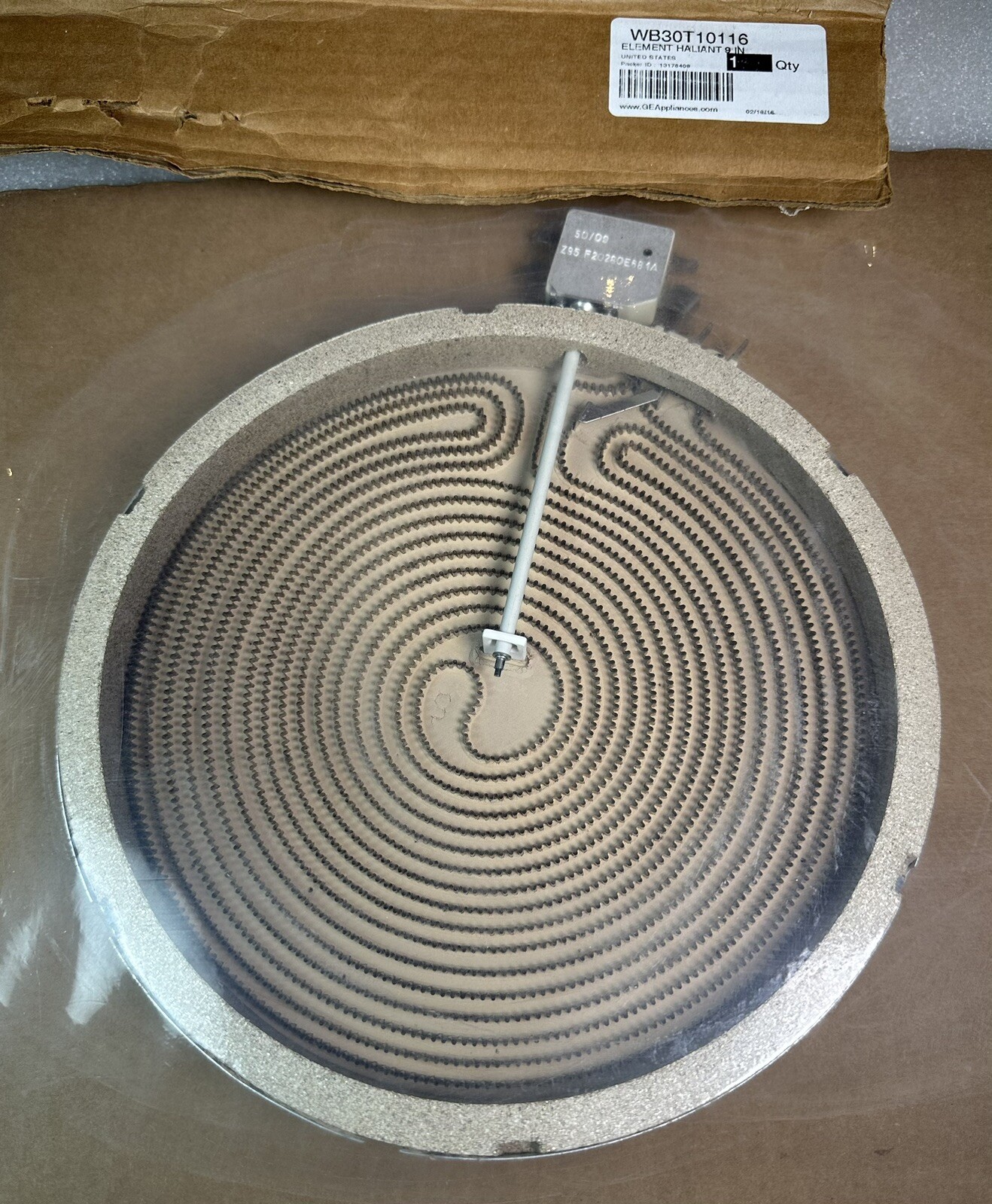 WB30T10116 New Genuine OEM GE Range Surface Dual Radiant Element 9" | eBay