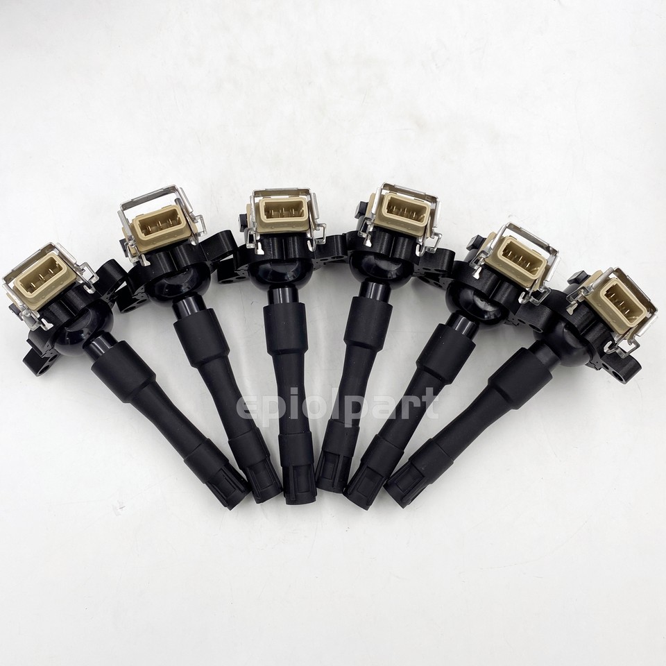 6PCS Ignition Coils Bosch 0221504029 For BMW E36 E46 E39 E38 E53 323i ...