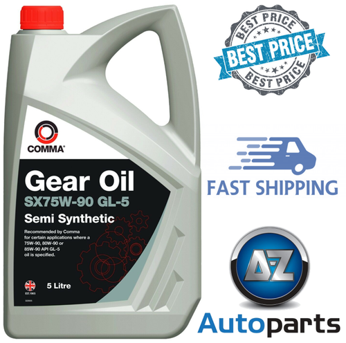 Comma - Gear Oil SX75W-90 GL-5 Semi Synthetic Also 75w-80 80w-90 85w-90 ...