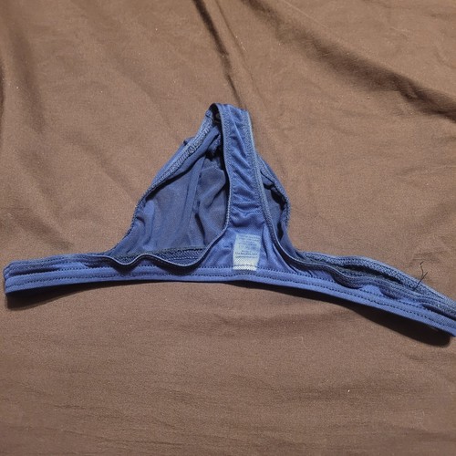 N2n Bodywear Sheer Thong Blue Small | eBay