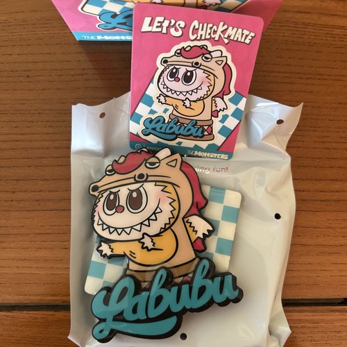 NEW POP MART THE MONSTERS Let's Checkmate LABUBU Series Fridge Magnet ...