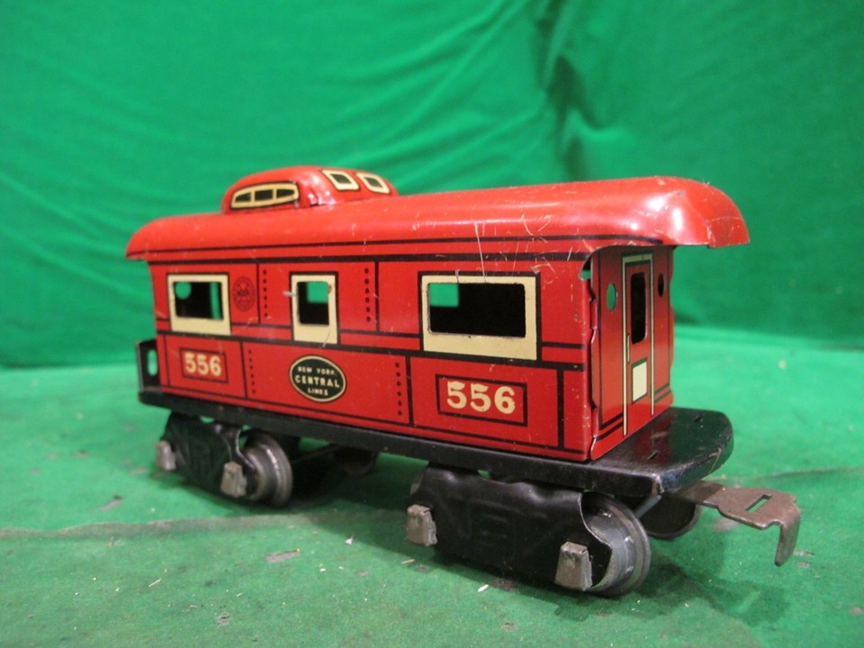 Marx 556 NYC Red Caboose - 6 Inch / 8 Wheel - PreWar | eBay