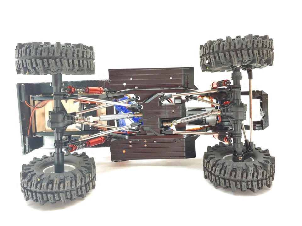 Custom Built 1/10 Scale 4x4 RC Tow Truck Crawler RTR w, 1080 ESC, Metal ...