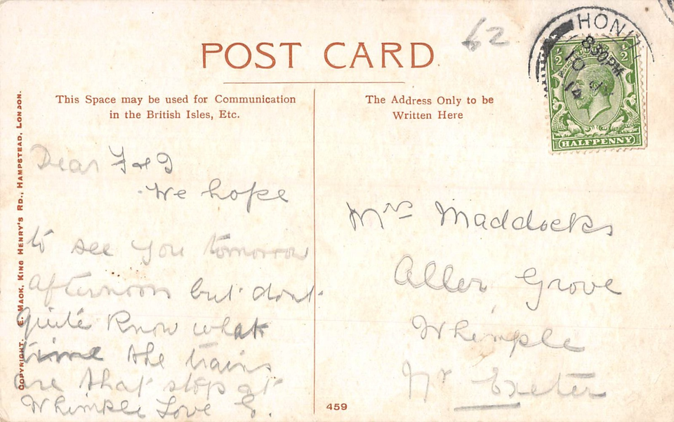 POSTCARD COMIC WOMAN MAN APPLE PIP | eBay