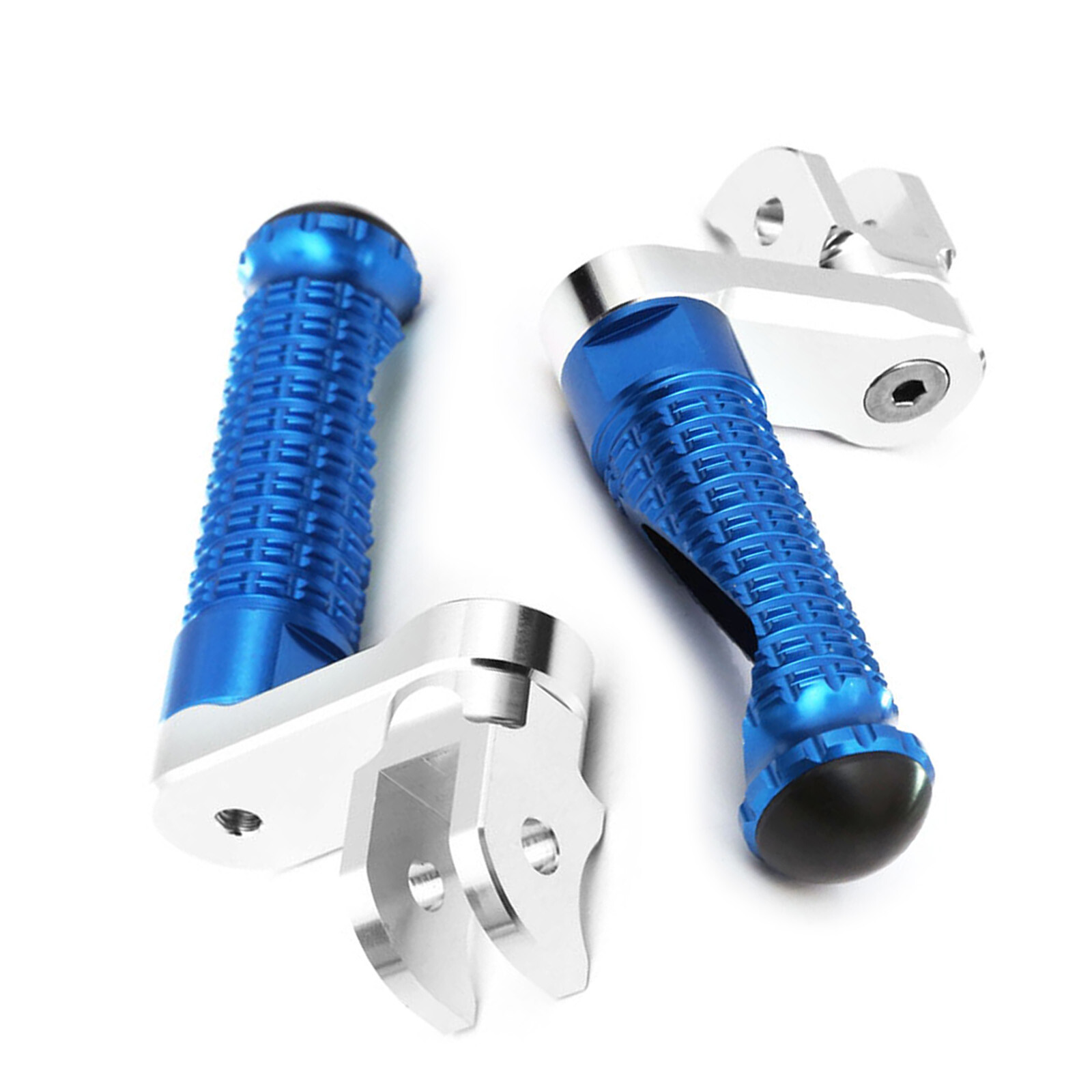 Blue Front Foot Pegs MPRO 40mm Extension For Bonneville T120 16 17 18 ...
