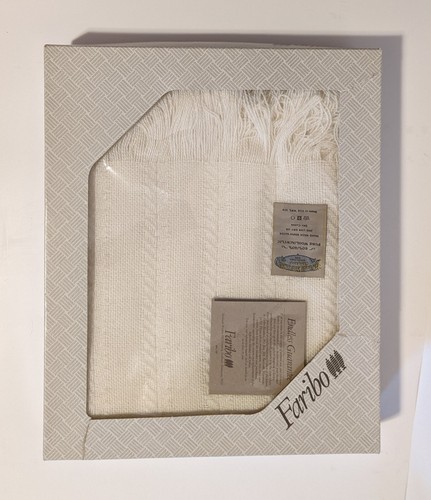 Faribo 52"X60" Throw 60/40 pure wool/acrylic NIB W/TAGS | eBay