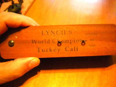 VTG Early Lynch Turkey Call Turkey 102 | eBay