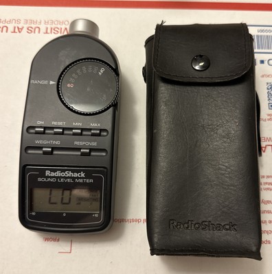 Sound & Audio Measurement - Radio Shack Sound Level Meter