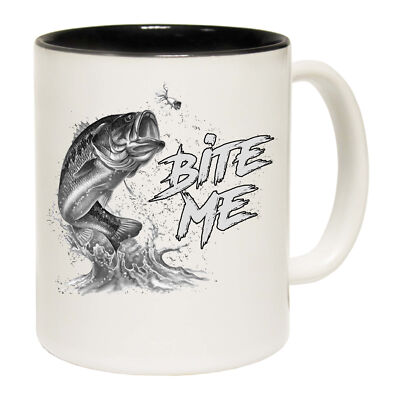 Bite Me Fishing Angling Fish - Funny Mugs Novelty Coffee Mug | eBay ...