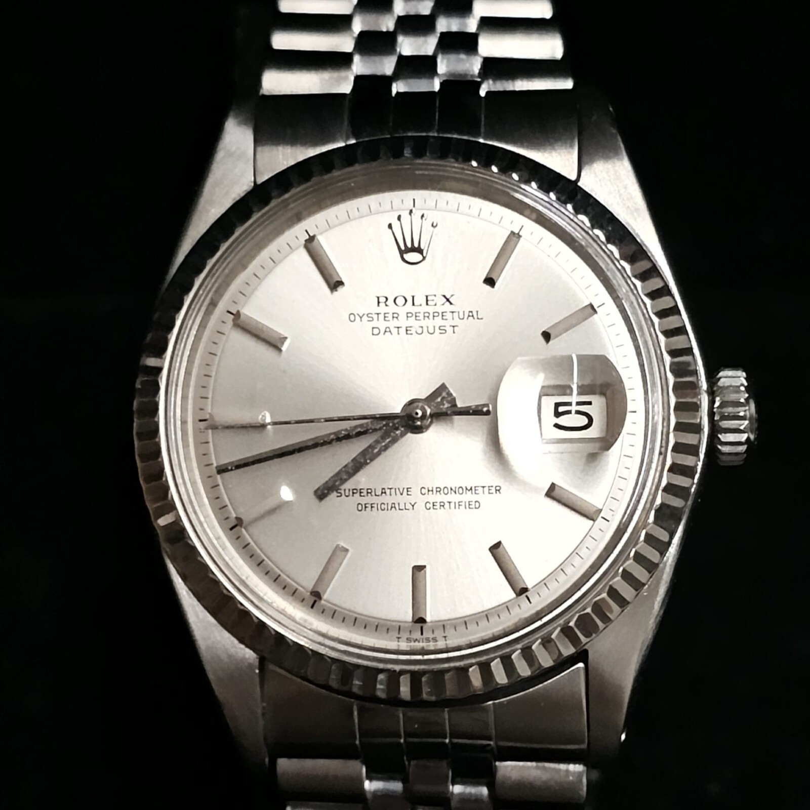 ROLEX Oyster Perpetual Datejust 1972 Stainless Steel Men's Watch-$20K ...