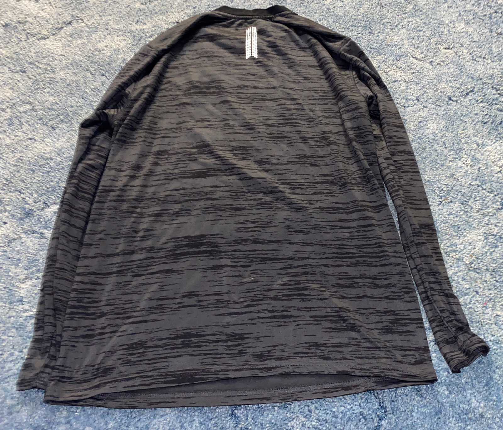 RBX mens X-Train Compression Long Sleeve Black Activewear Shirt Size ...